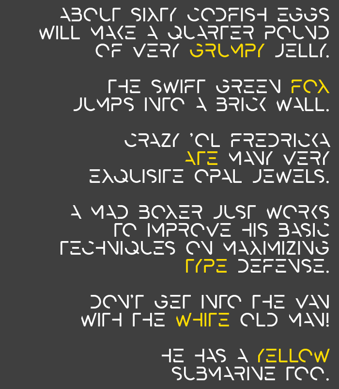 STF_SEGMENT LOSS | FontStruct